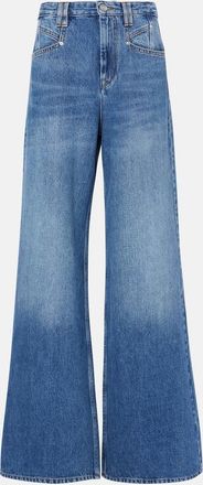 Isabel Marant Wide-Leg Jeans Lemony