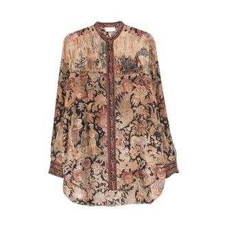 Pierre-Louis Mascia Damen, Blusen & Hemden, Braun, LGr&ouml;&szlig;e