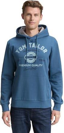 Tom Tailor 1043292 Maillot de survêtement, 38224-Real Teal Blue, XS Homme