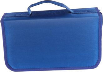 DOITOOL 128 Stück Cd Aufbewahrungstasche aus Mercerisierter Große Kapazität Handlich Verschleißfest Feuchtigkeitsbeständig mit Leichtgängigem Reißverschluss i