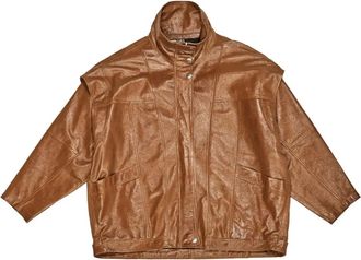 Bimba & Lola veste en cuir - Marron