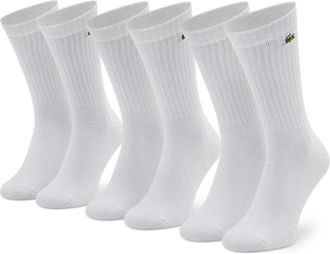 Lacoste Lange Socken Lacoste RA4182 Wei&szlig;