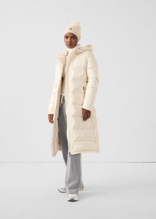 Jott Doudoune longue laqu&eacute;e &agrave; capuche Grand Froid Naturel Karachi - Taille L