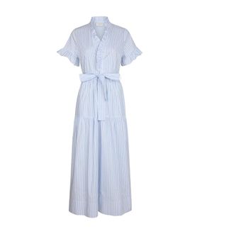 Neo Noir Femme, Robes, Bleu, Taille: 38 FR Robe &agrave; Rayures Nessie Stripe