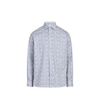 Eton Chemise droite imprim&eacute;e en coton