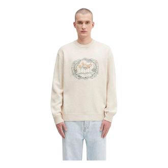 Dr&ocirc;le de Monsieur Round-Neck Strickwaren - - Knitwear - Herren - Beige - XL