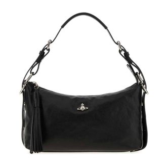 Vivienne Westwood Emma Sac Bandouli&egrave;re - Femme - Sacs - Noir - Taille: ONE Size