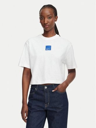 Karl Lagerfeld T-Shirt B3W17022 Wei&szlig; Boxy Fit