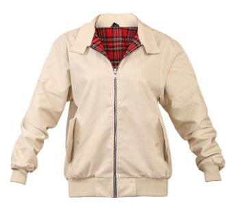 SKYTEX UK Skytex UK Harrington-Jacke Klassisch/Retro/Mod, in 10 Farben erh&auml;ltlich, Gr&ouml;&szlig;en XS-8XL Gr. XXXXXL, beige