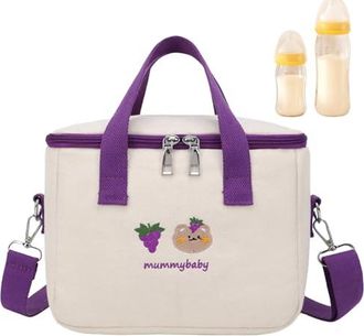 Generic sac à langer - Sac à langer de voyage mignon | Sac de transport spacieux avec compartiment isolant, sac fourre-tout réglable pour filles et garçons, V