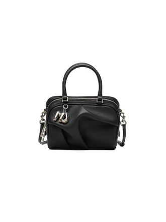 Marc Jacobs Womens Crossbody Bag Black Calf Leather - Crossbody-Bags