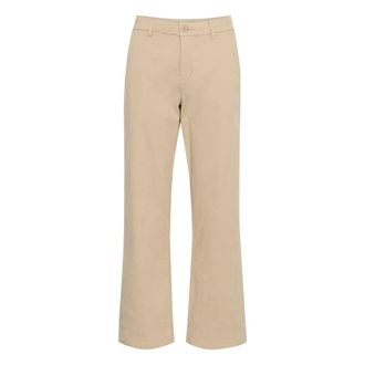 Part Two Wide Pantalons - Femme - Pantalons - Beige - Taille: 48 FR