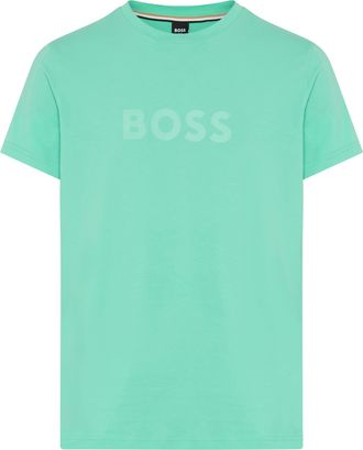 HUGO BOSS Strandshirt BOSS T-Shirt RN, Herren, Gr. XXL, gr&uuml;n (bright gr&uuml;n 322), Jersey, Obermaterial: 100% Baumwolle, regular fit h&uuml;ftbedeckend, Rundhals, Shirt