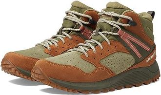 Merrell Mens Wildwood Mid LTR WP Sneaker, for&ecirc;t, 47 EU