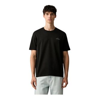 Paul & Shark Logo Crew-Neck T-Shirt - - Tops - Herren - Schwarzk - 2XL