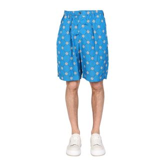 Marni Homme, Maillots de bain, Bleu, Taille: M Marnigram Bermuda Short de Bain