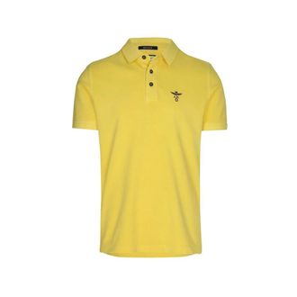 Aeronautica Homme, Tops, Jaune, Taille: M Polo Chemises