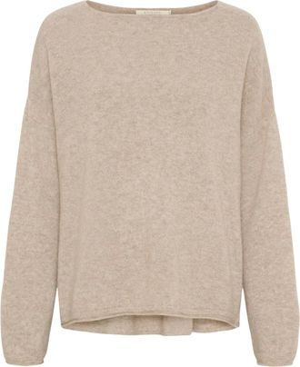 BTF-CPH Btfcph, Femme, Pulls, Beige, Taille: 40 FR Pull ras du cou en cachemire