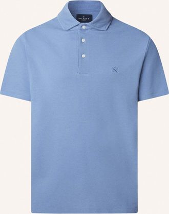 Hackett Poloshirt Selvedge Knit Plkt blau