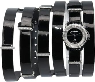 Chanel Montre Pre-owned - Femme - Pre-owned - Noir - Taille: ONE Size