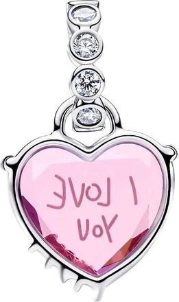 Pandora Ich liebe dich Mama Anh&auml;nger - - Accessories - Damen - Rosa - ONE SIZE