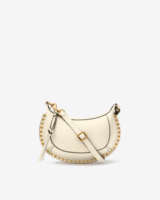 Isabel Marant Sac Oskan Moon En Cuir Grain&eacute; - Femme - Beige - - Isabel Marant