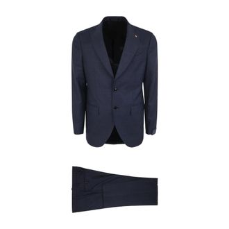 Sartoria Latorre Single Breasted Suits - Homme - Costumes - Bleu - Taille: 3XL