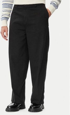 Guess Chinos M5YB60 WGCV1 Schwarz Wide Leg