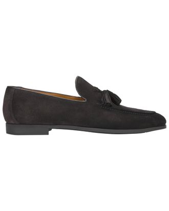 Magnanni Penny Loafer aus weichem Wildleder mit Quasten in