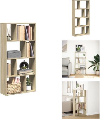 vidaXL Vidaxl - B&uuml;cherregal Sonoma-Eiche 60x20x120 cm Holzwerkstoff - B&uuml;cherregal - B&uuml;cherregale - B&uuml;cherst&auml;nder - Regal