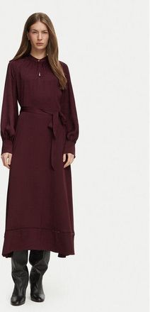 Tommy Hilfiger Kleid f&uuml;r den Alltag WW0WW51836 Dunkelrot A-Line Fit
