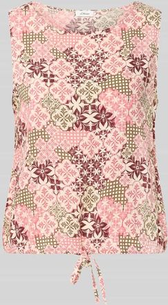 s.Oliver Red Label Regular Fit Blusentop aus Viskose-Mix