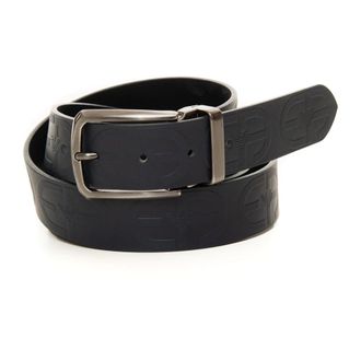 Emporio Armani Wendbarer Lederg&uuml;rtel mit Logo - - Accessories - Herren - Blau - ONE SIZE