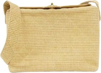 Chanel Pre-owned Raphia sacs-chanel - Femme - Pre-owned - Beige - Taille: ONE Size