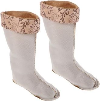 IFUNDOM VANZACK Chaussettes Thermiques Polaires pour Bottes de Pluie Femme Doublure Chaude Haute 32 CM Taille S Chaussettes Fines Imperm&eacute;ables pour Randonn&eacute;e 