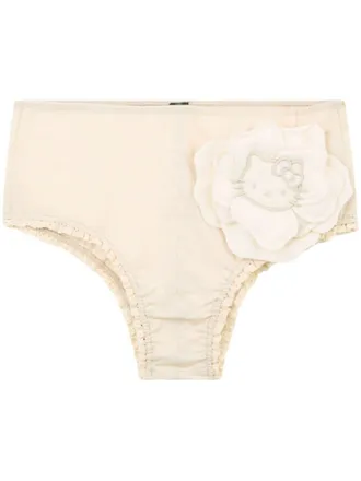 GCDS culotte Hello Kitty &agrave; fleurs - Tons neutres