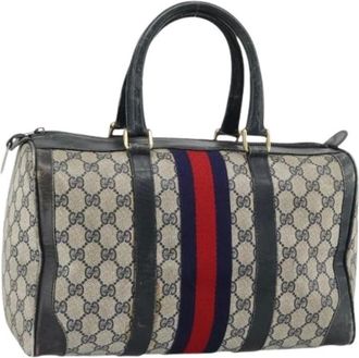 Gucci Sac Boston Pre-owned - Femme - Pre-owned - Bleu - Taille: ONE Size