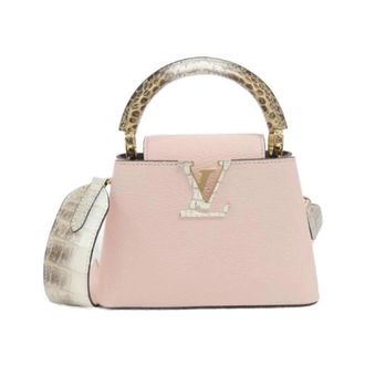 Louis Vuitton Pre-owned Capucines Mini Exotic Leather Bag - - Pre-owned - Damen - Rosa - ONE SIZE