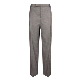 Patrizia Pepe Femme, Pantalons, Gris, Taille: 42 FR Pantalon Large
