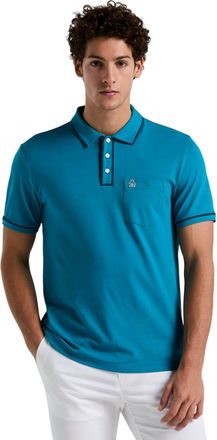 Original Penguin Earl Poloshirt für Herren, Piqué (Blau)