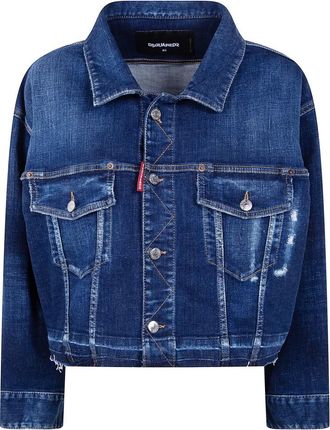 Dsquared2 Damen, Jacken, Blau, SGr&ouml;&szlig;e