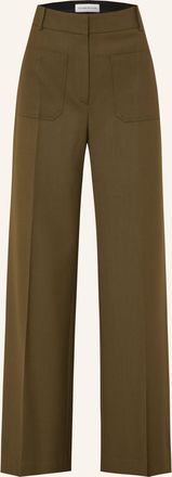 Victoria Beckham Marlenehose Alina gruen