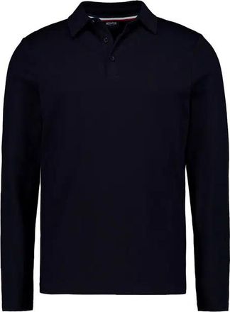 Daniel Hechter Herren Polo-Shirts blau Baumwoll-Stretch