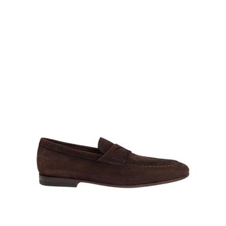 Santoni Slip-On Lederschuhe - - Shoes - Herren - Braun - 41 1/2 EU