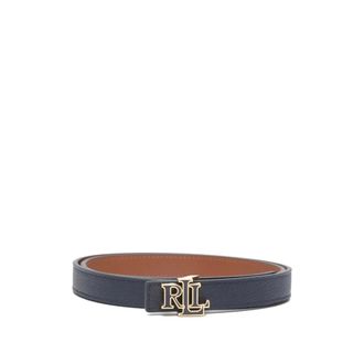 Ralph Lauren Femme, Accessoires, Bleu, Taille: M Rev LRL 20 Belt Skinny
