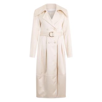 Philosophy di Lorenzo Serafini Trench Coat - Femme - Manteaux - Blanc - Taille: 36 FR