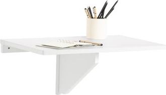 SoBuy Table Murale Pliante, Table de Cuisine Extensible, Bureau Compact, Design Gain de Place, Idéale pour Petits Espaces, Cuisine, Bureau, Salle à Manger, 