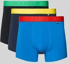 Happy Socks Slim Fit Boxershorts mit Logo-Detail im 3er-Pack