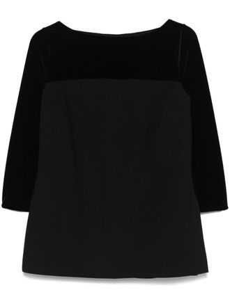 La Petite Robe Di Chiara Boni Danzi Bluse - Schwarz