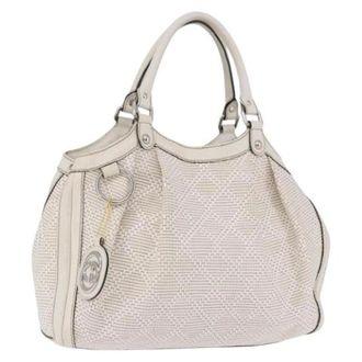 Gucci Sac cabas vintage Pre-owned - Femme - Pre-owned - Blanc - Taille: ONE Size